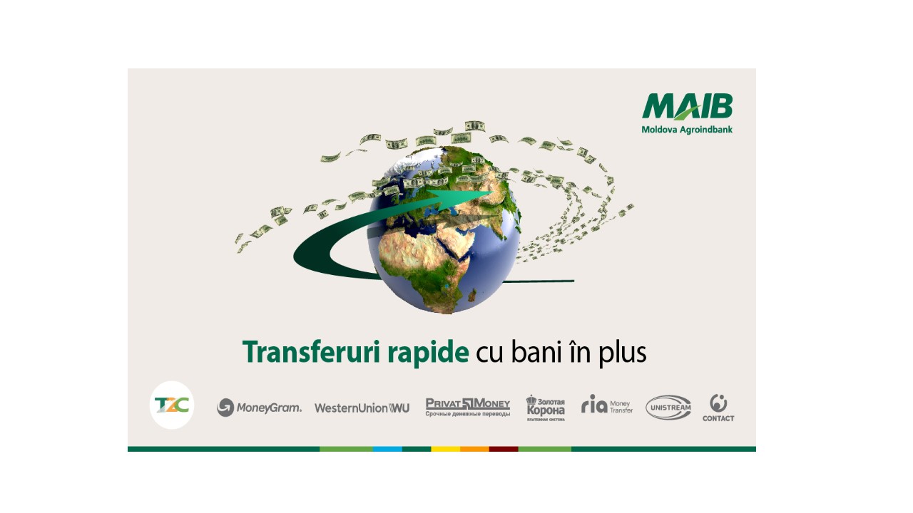 Transferurile rapide de la MAIB îți aduc bani în plus – Bancamea